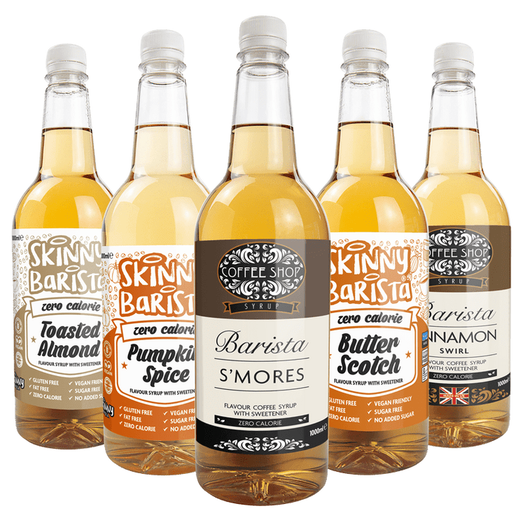1 Litre Syrup Bundle 5 For £19 – theskinnyfoodco