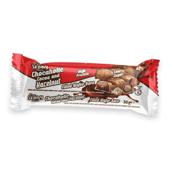 Chocaholic High Protein Creamy Filled Wafer Bars | The Skinny Food Co ...