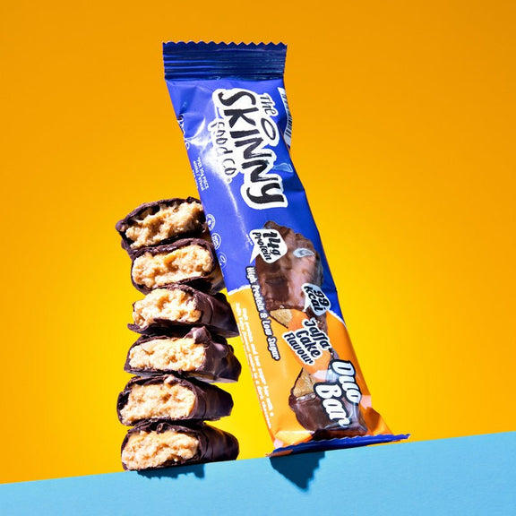 Jaffa Cake Flavour Skinny High Protein Low Sugar Duo Bar - 60g ...