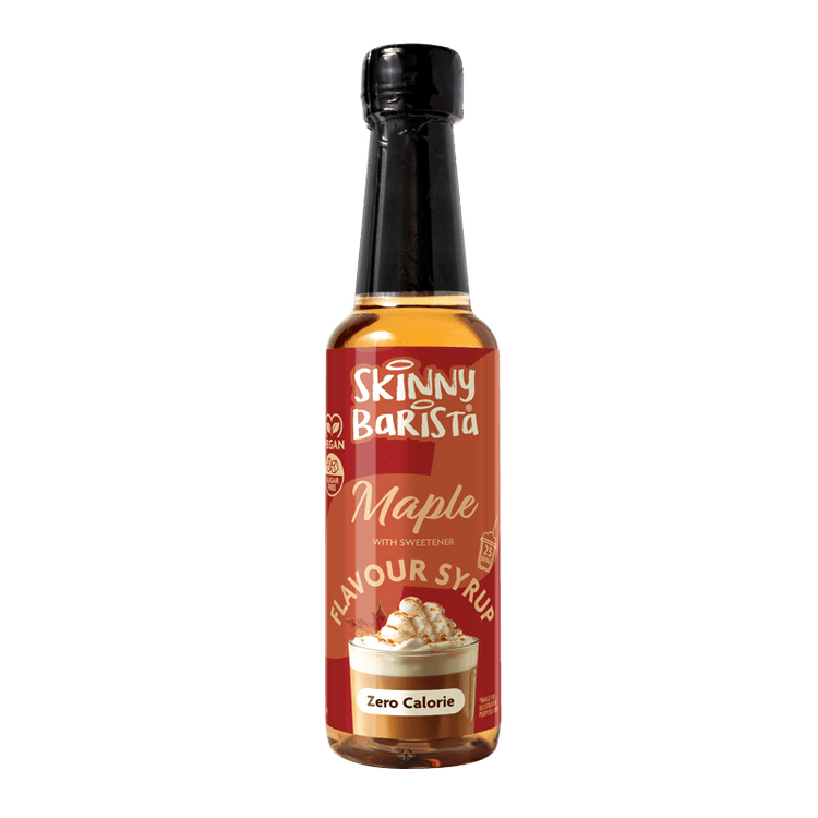 Maple Flavour Syrup - Zero Calorie Sugar Free Skinny Coffee Syrup ...