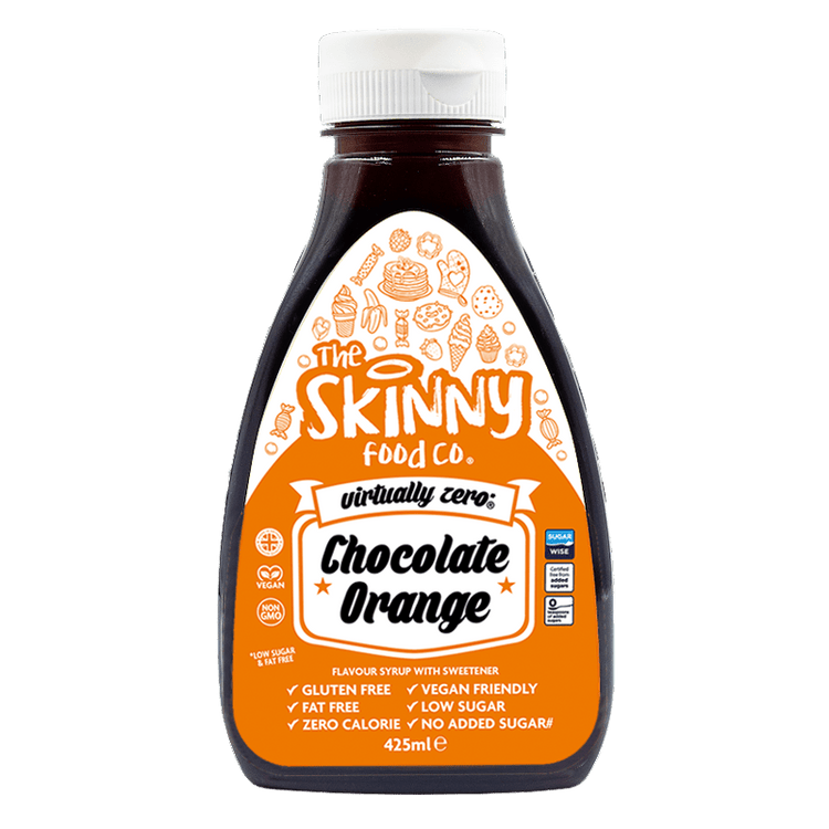 Skinny Chocolate Orange Flavour Syrup - Low Calorie - 425ml | Skinny ...