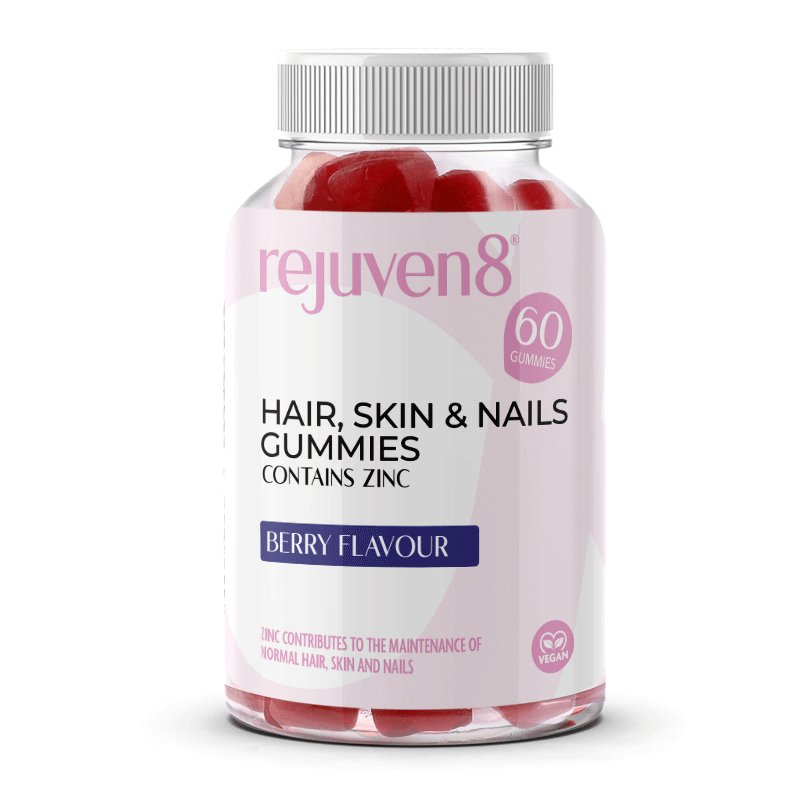 Rejuven8 Hair, Skin & Nails Berry Flavour Gummies - 60 Gummies ...