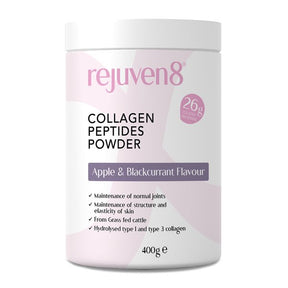 Rejuven8 Premium Collagen Peptides Flavoured 400g – theskinnyfoodco