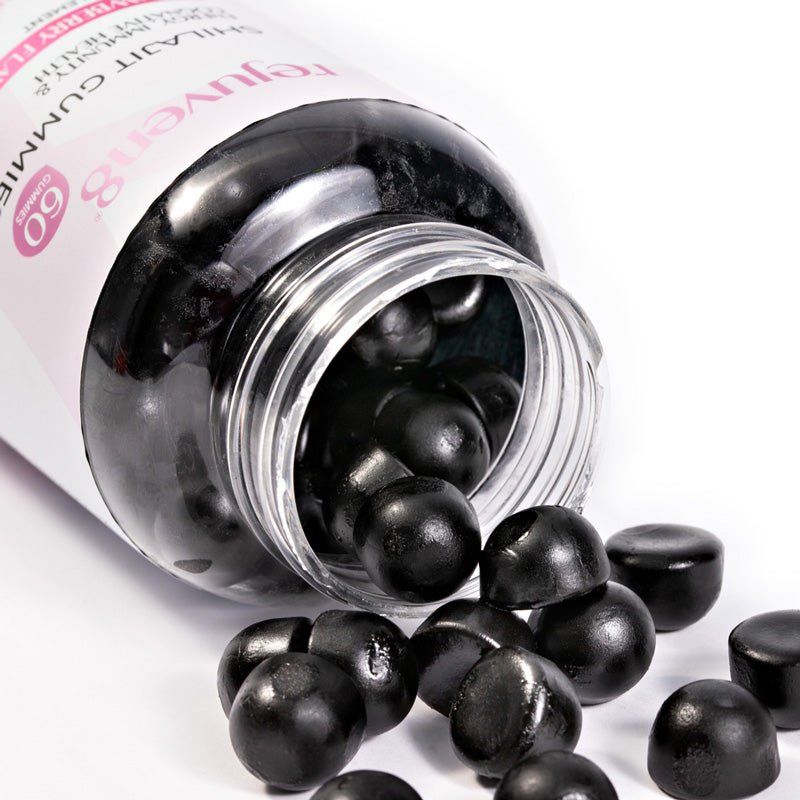 Rejuven8 Shilajit Strawberry Flavour Gummies 300mg - 60 Gummies ...