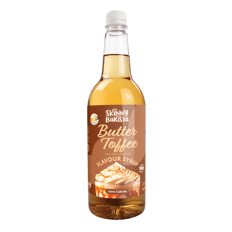 Skinny Barista Butter Toffee Syrup LIMITED EDITION | Butter Toffee ...