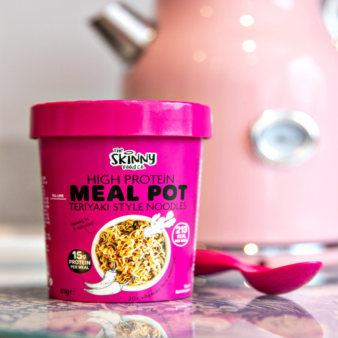 Skinny High Protein Meal Pot - Teriyaki Noodles x 12 Quickpots Bundle ...