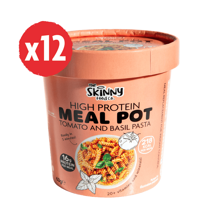 Skinny High Protein Meal Pot -Tomato & Basil x 12 Quickpots Bundle ...