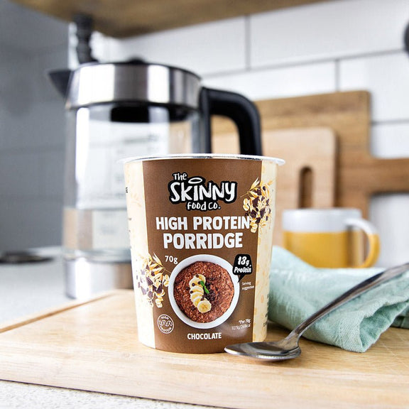 Skinny High Protein Porridge Pots - 14 x 70g | 14g of Protein | 3 ...