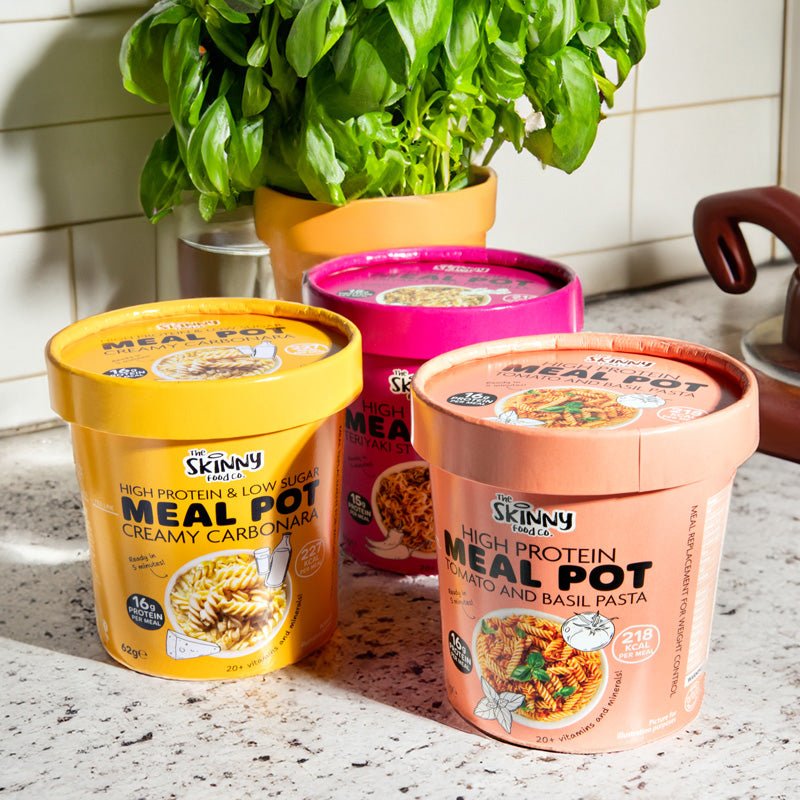 Skinny High Protein Meal Pot - Creamy Carbonara x 12 Quickpots Bundle ...